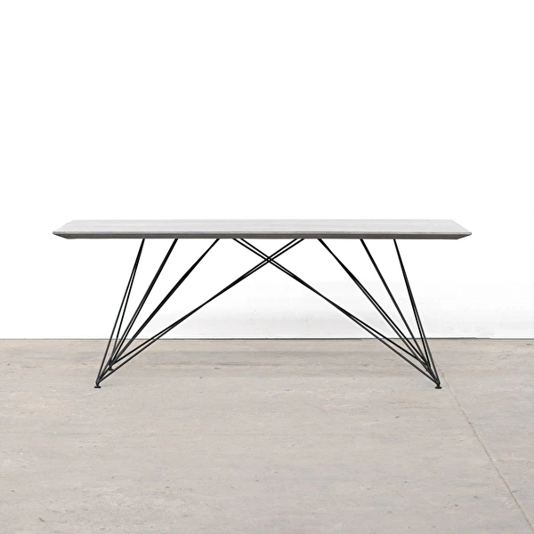 Mesa Retangular Oppenheimer | Tampo Concreto & Granilite | Boobam