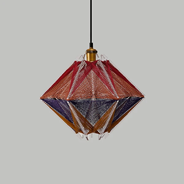 Pendente Balloon em Acrílico Multicolorido - Trama tradicional | Boobam