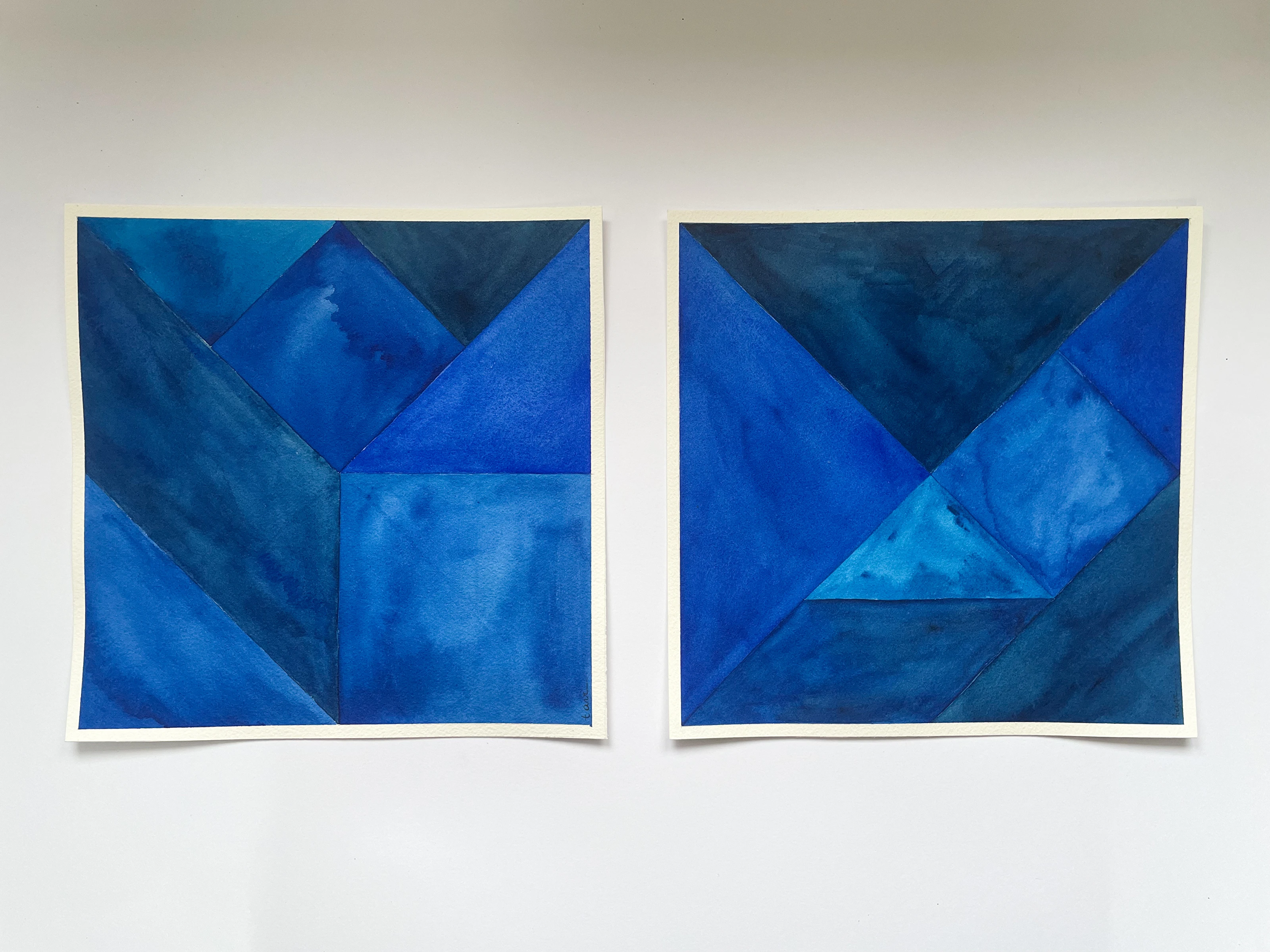 Tangram azul dupla M | Boobam