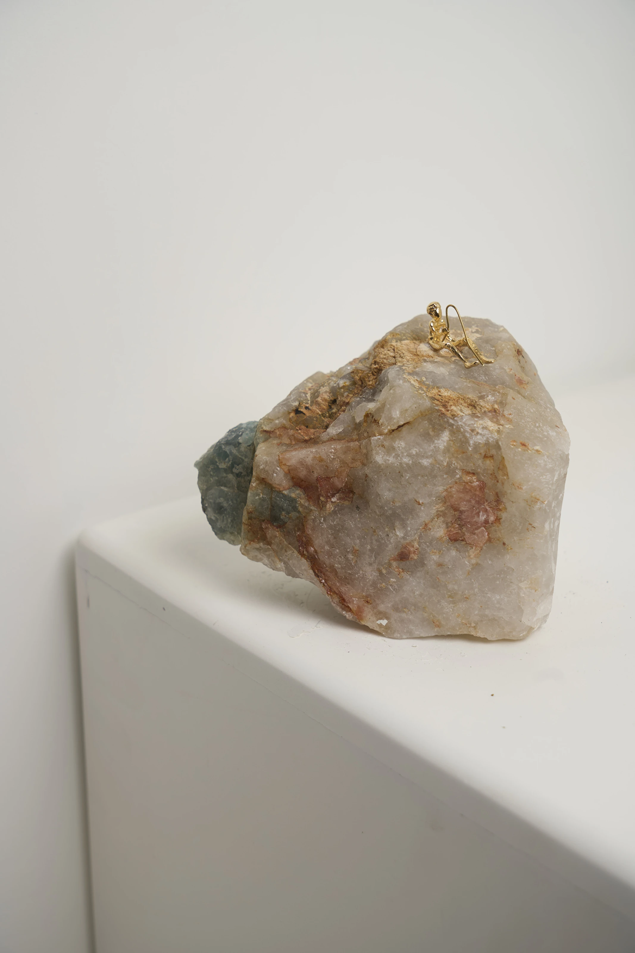 N1282 - SÉRIE PESCADOR, AGUA MARINHA NO QUARTZO | Boobam