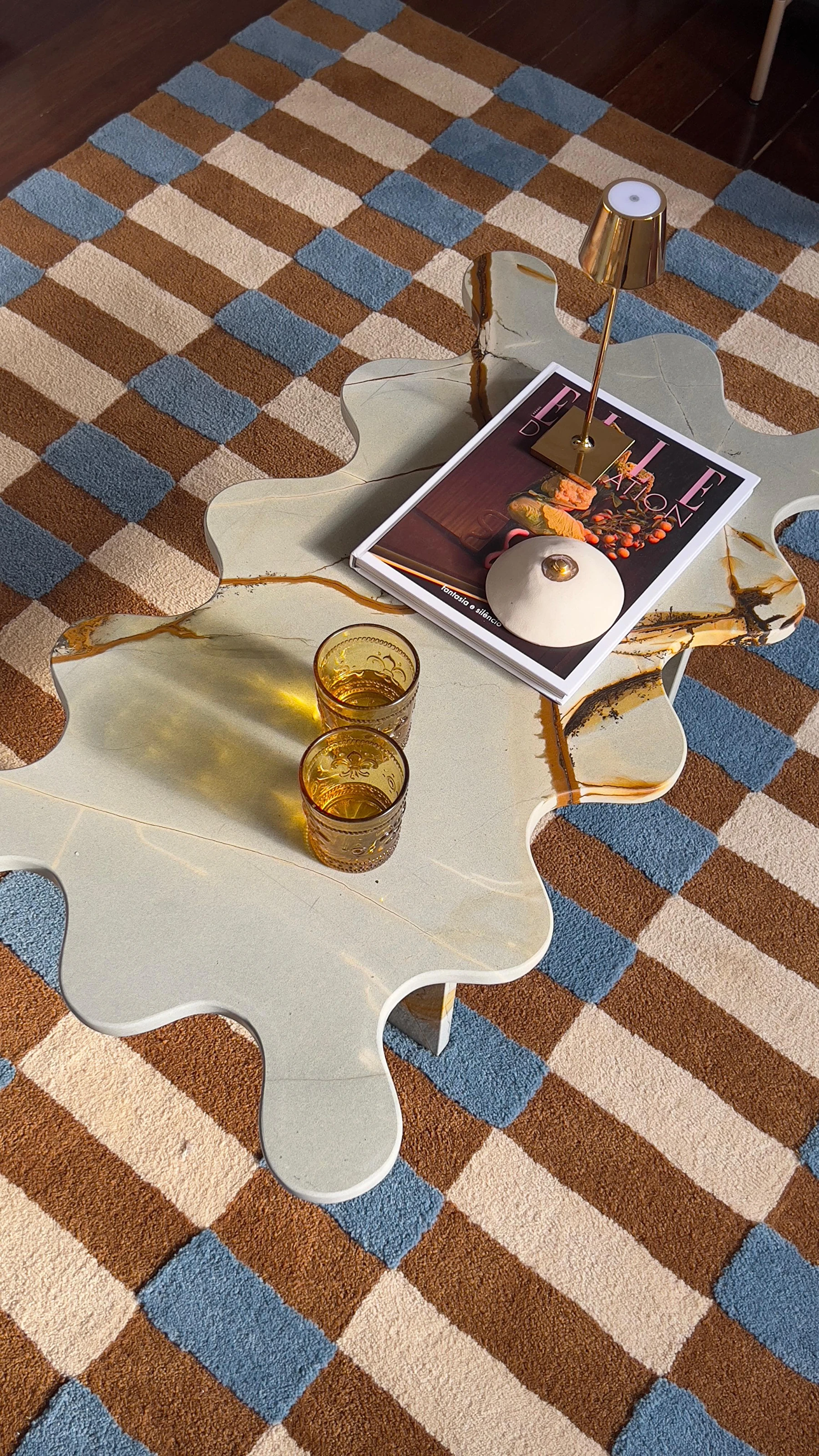 Mesa Ondas Blue Deep | Boobam